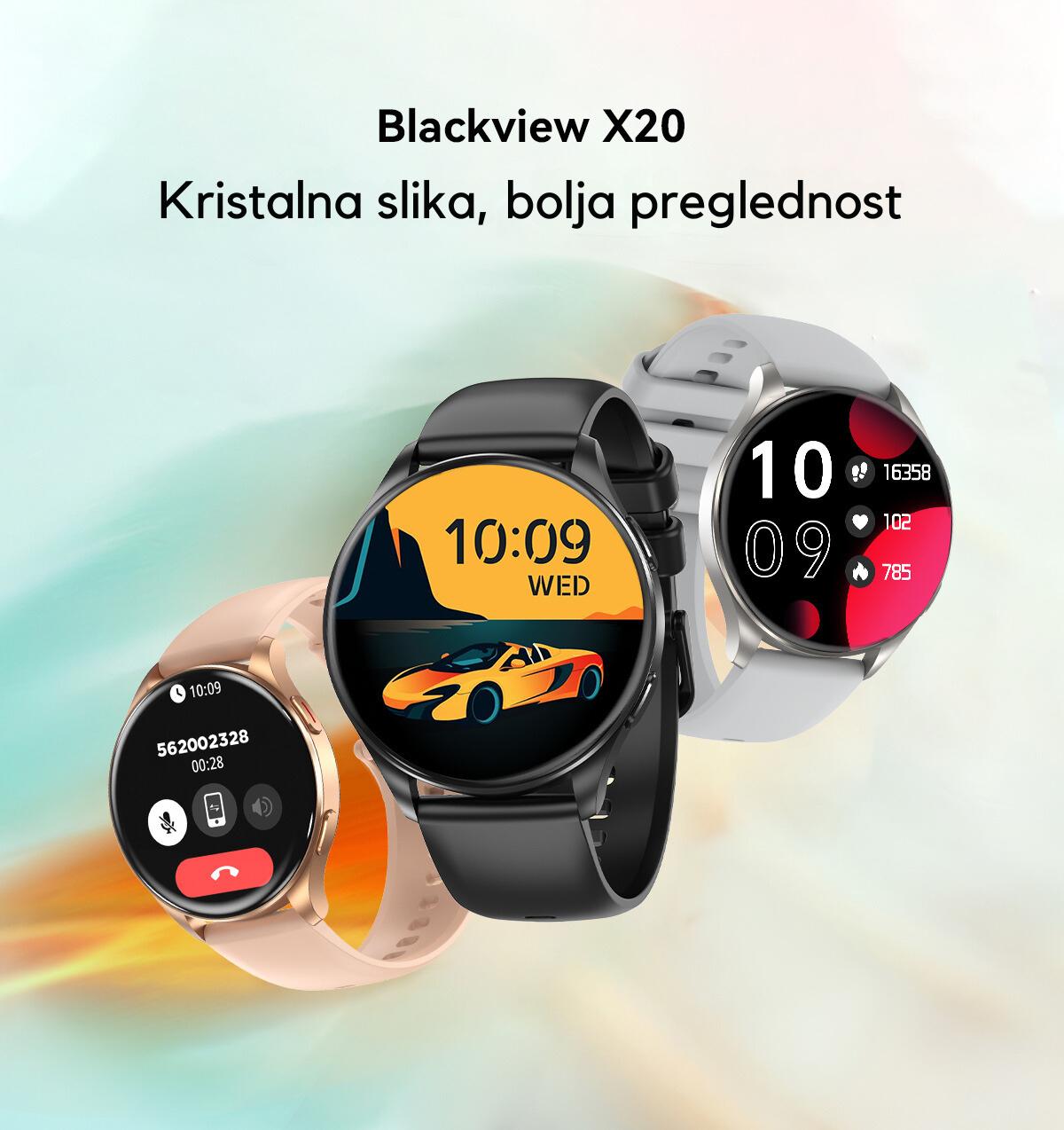BLACKVIEW X20 ZLATNA (GOLD) PAMETAN SAT - Se-Mark